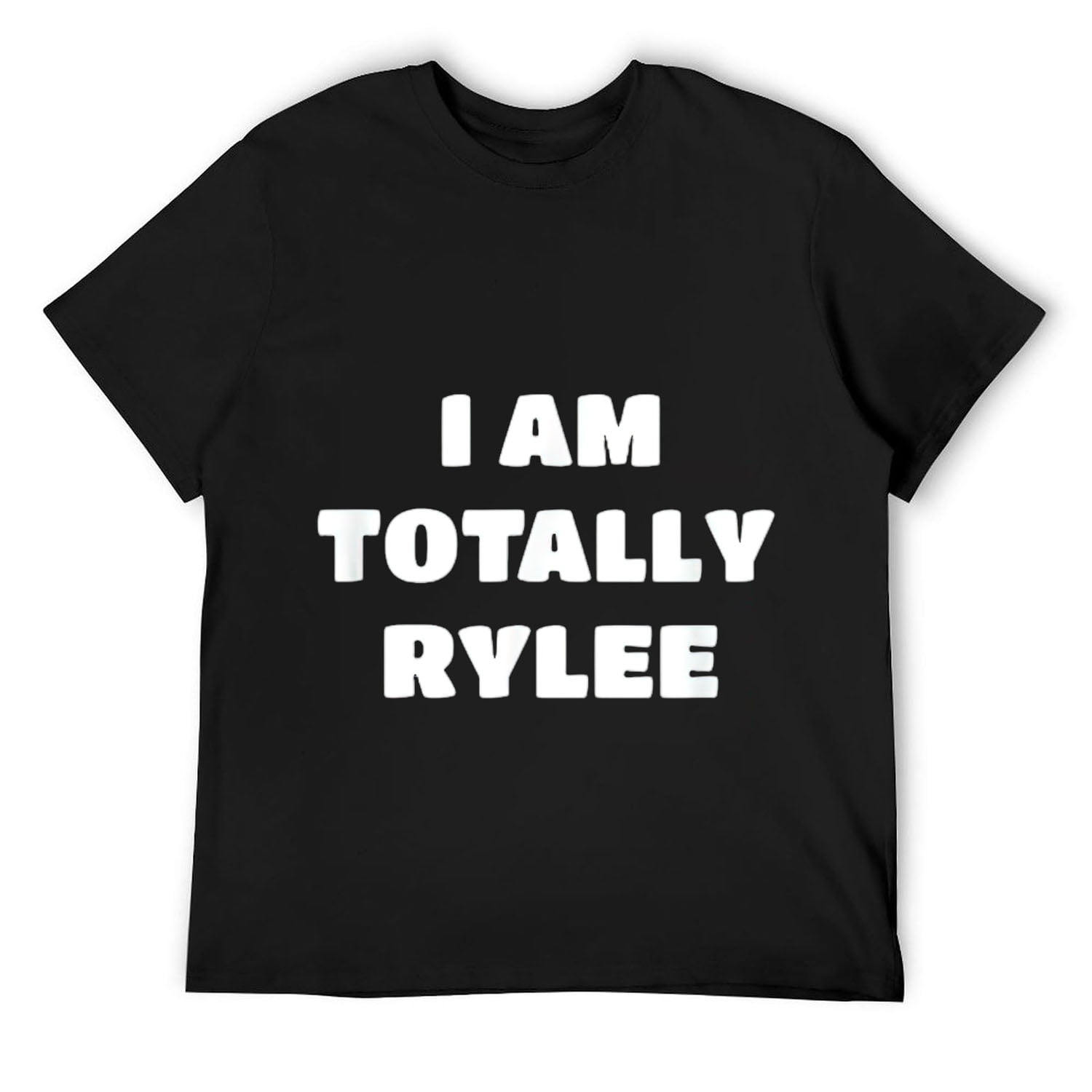Mens Rylee Name Gift - I Am Totally Rylee T-Shirt Black Large - Walmart.com
