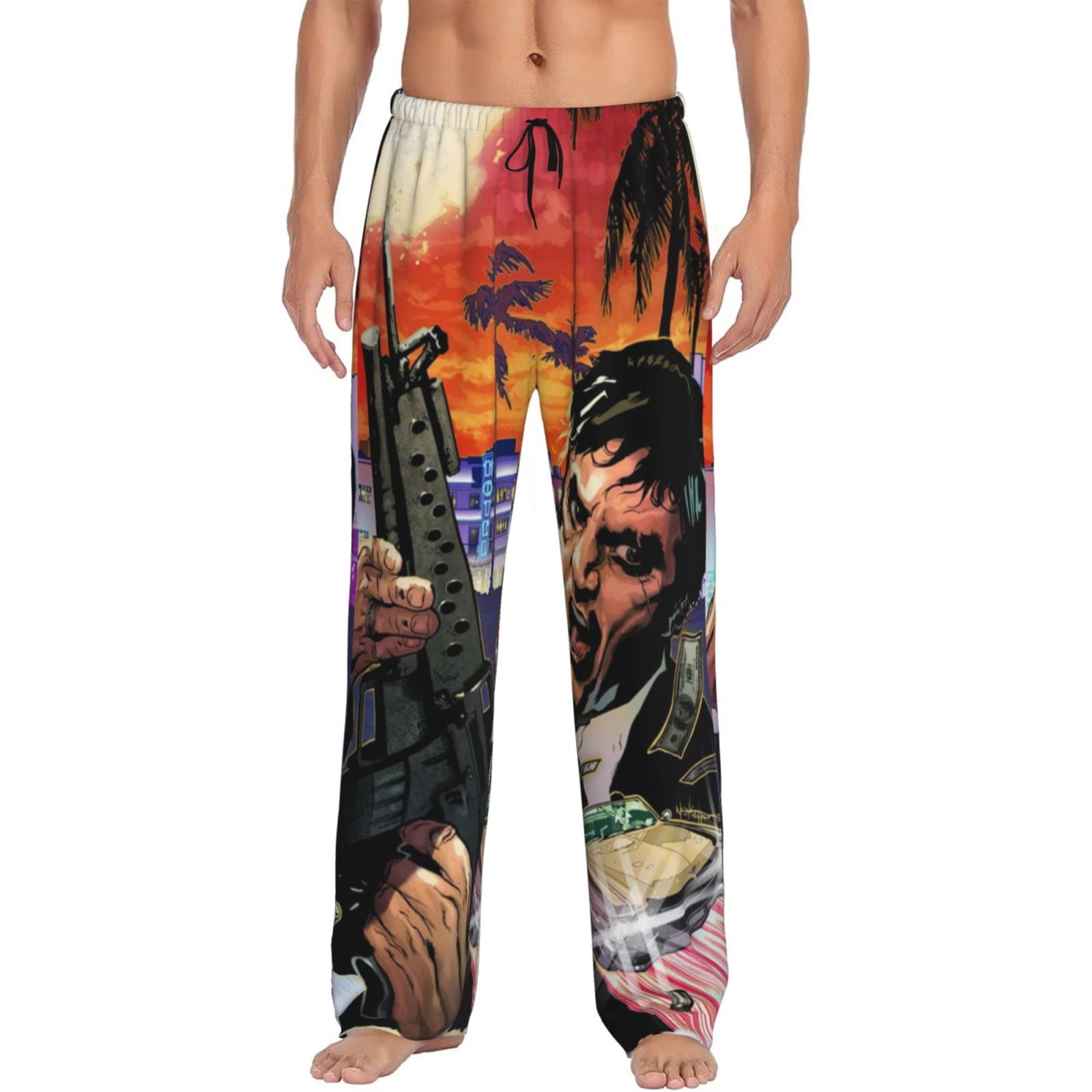 Mens Scar-fac Pajama Pants Soft Lightweight Pajama Pants Cartoon Pajama Bottoms - Walmart.com