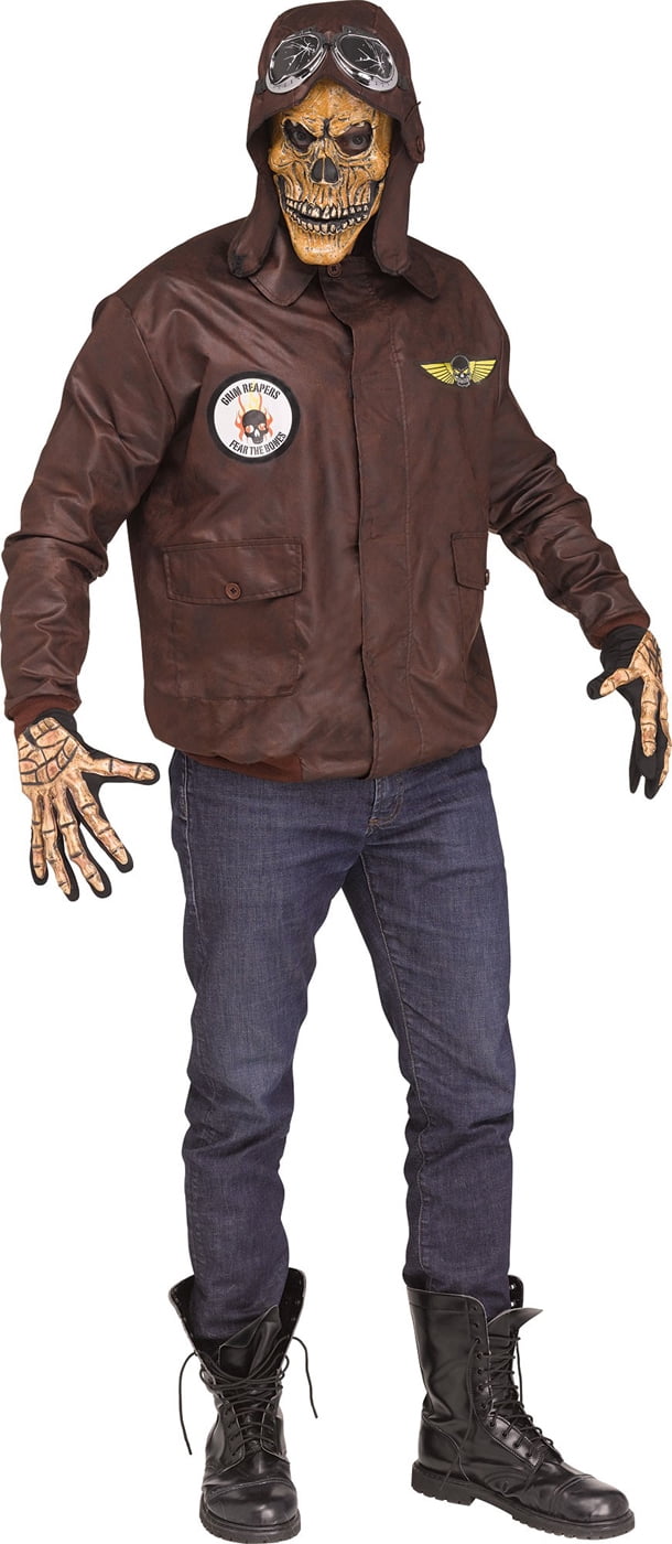 Mens Scare Force Horror Aviator Costume - Walmart.com