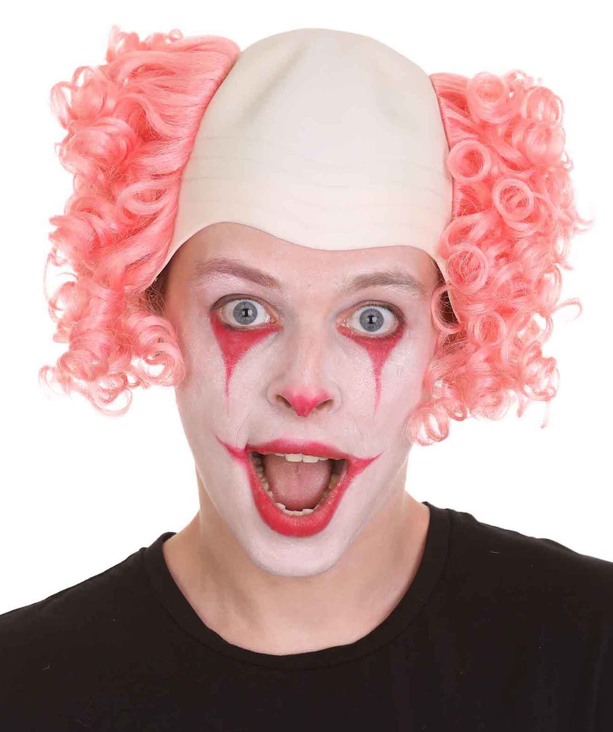 Mens Scary Bald Clown Curly Wigs Collection | Cosplay Halloween Wigs ...