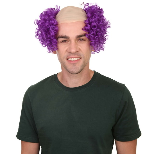 Mens Scary Bald Clown Curly Wigs Collection | Cosplay Halloween Wigs ...
