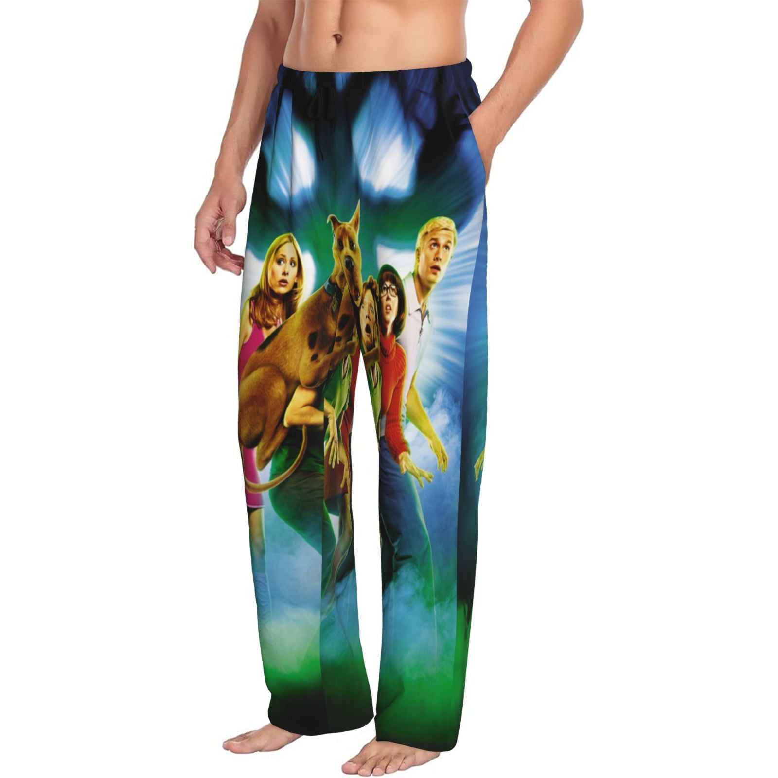 Mens Scooby Doo Pajama Pants Sleepwear Pajamas Vacation Sleep Pant With ...