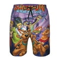 Mens Scooby Doo Swim Trunks Quick Dry Board Shorts With Mesh Lining Breathable Fit Beach Shorts