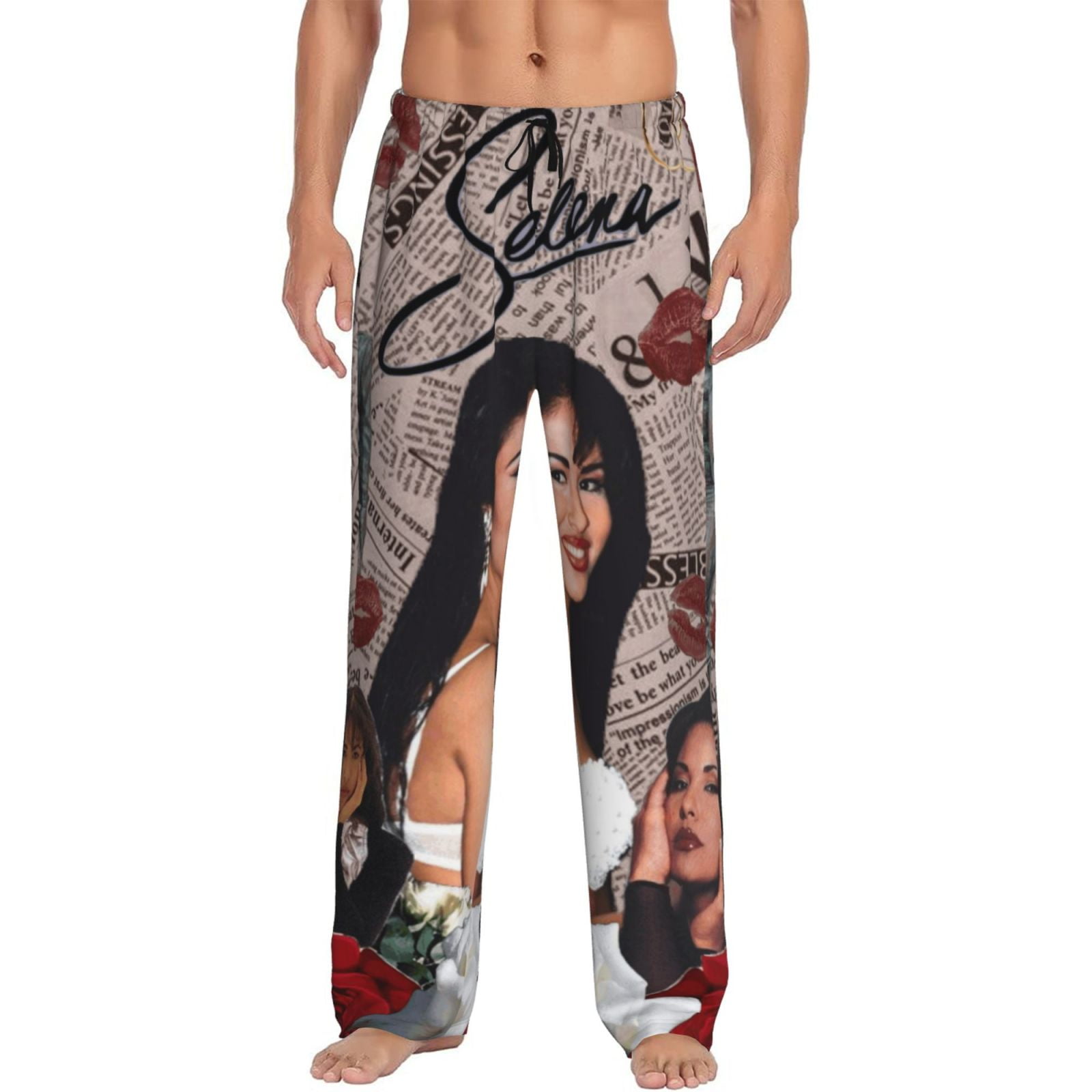 Mens Selena Singer Quinta-Nill Pajama Pants Lounge Pants Super Soft ...