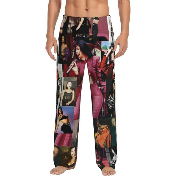 Mens Selena Singer Quinta-Nill Pajama Pants Lounge Pants Super Soft ...