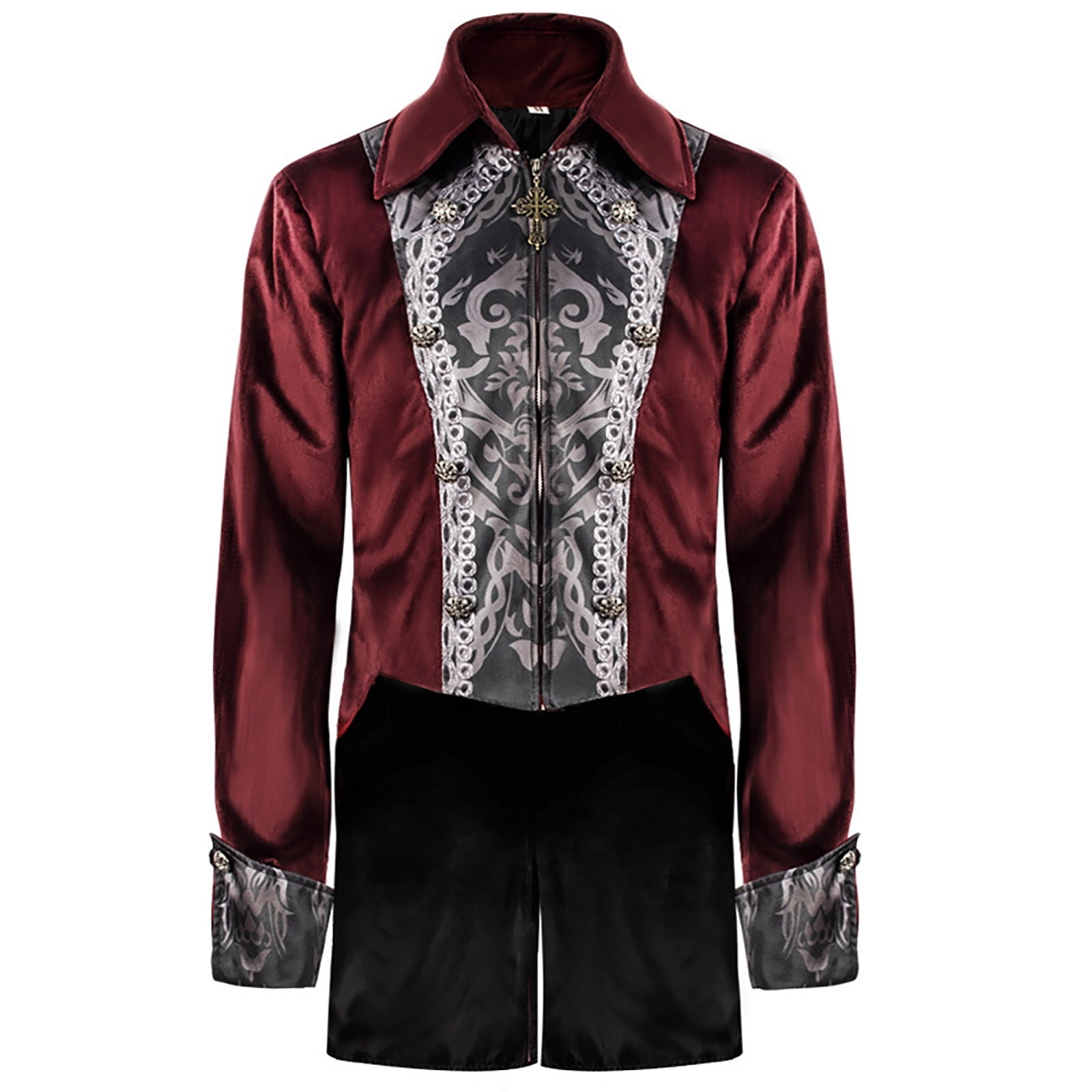 Mens Sequin Tuxedo Jacket Tails Slim Fit Tailcoat Dress Coat ...