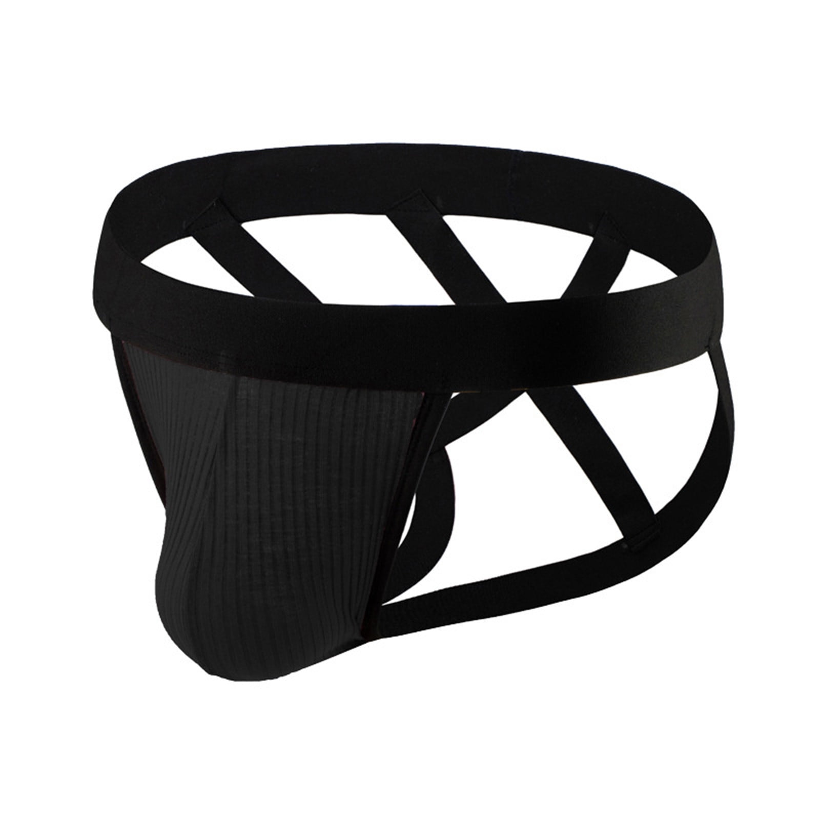 Mens Sexy Color Block Thong Low Raise Bulge Pouch G String Underwear