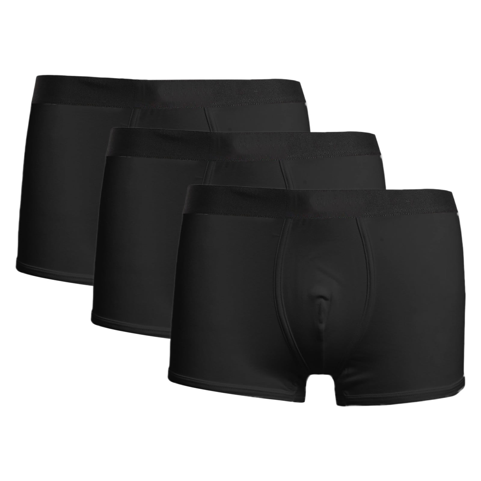 Mens Sexy Underwear Mid Rise Underwear Combination Milk Silk Breathable ...