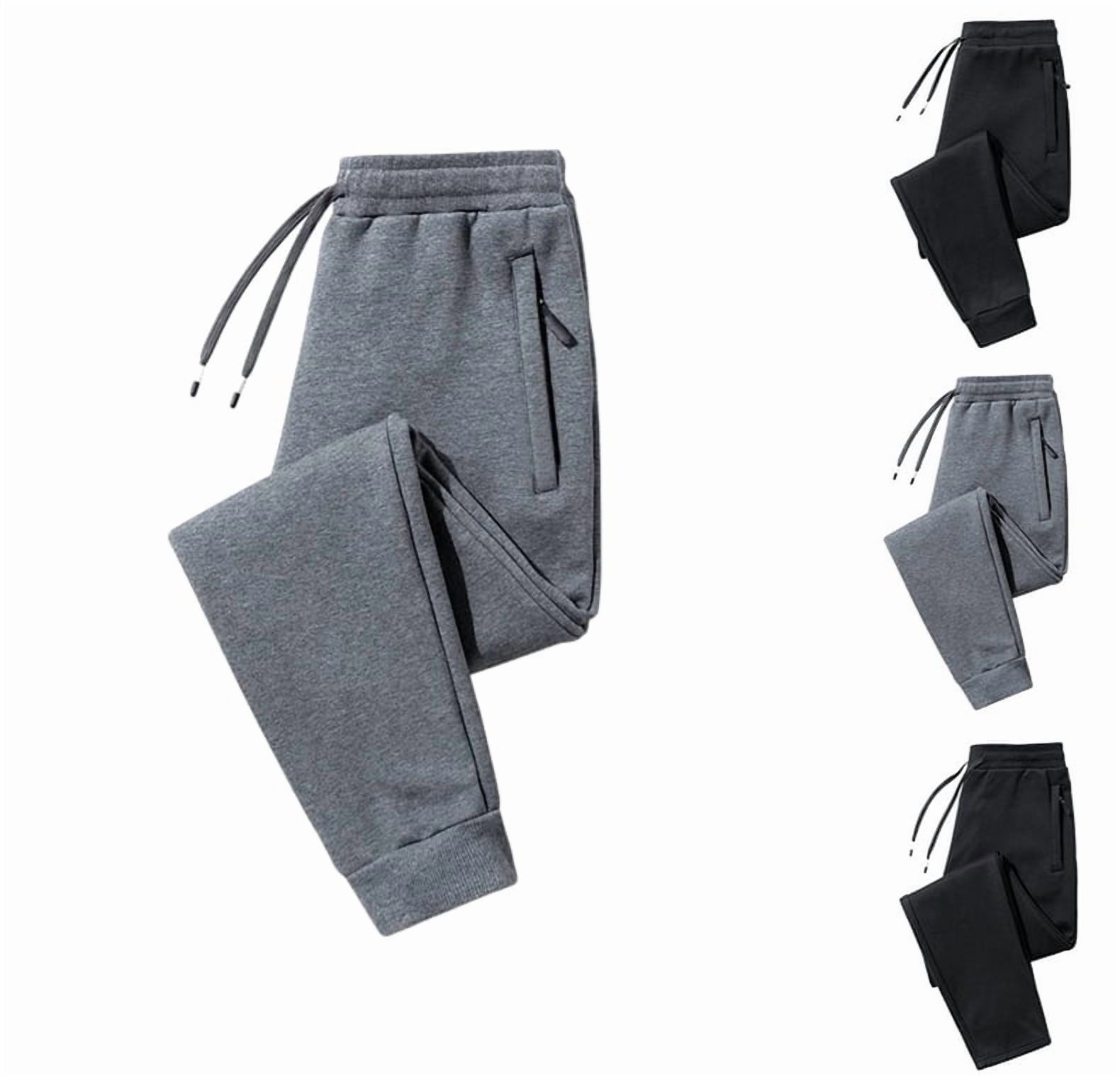 Womens Sherpa Fleece Lined Athletic Sweatpants Winter Warm Running ...