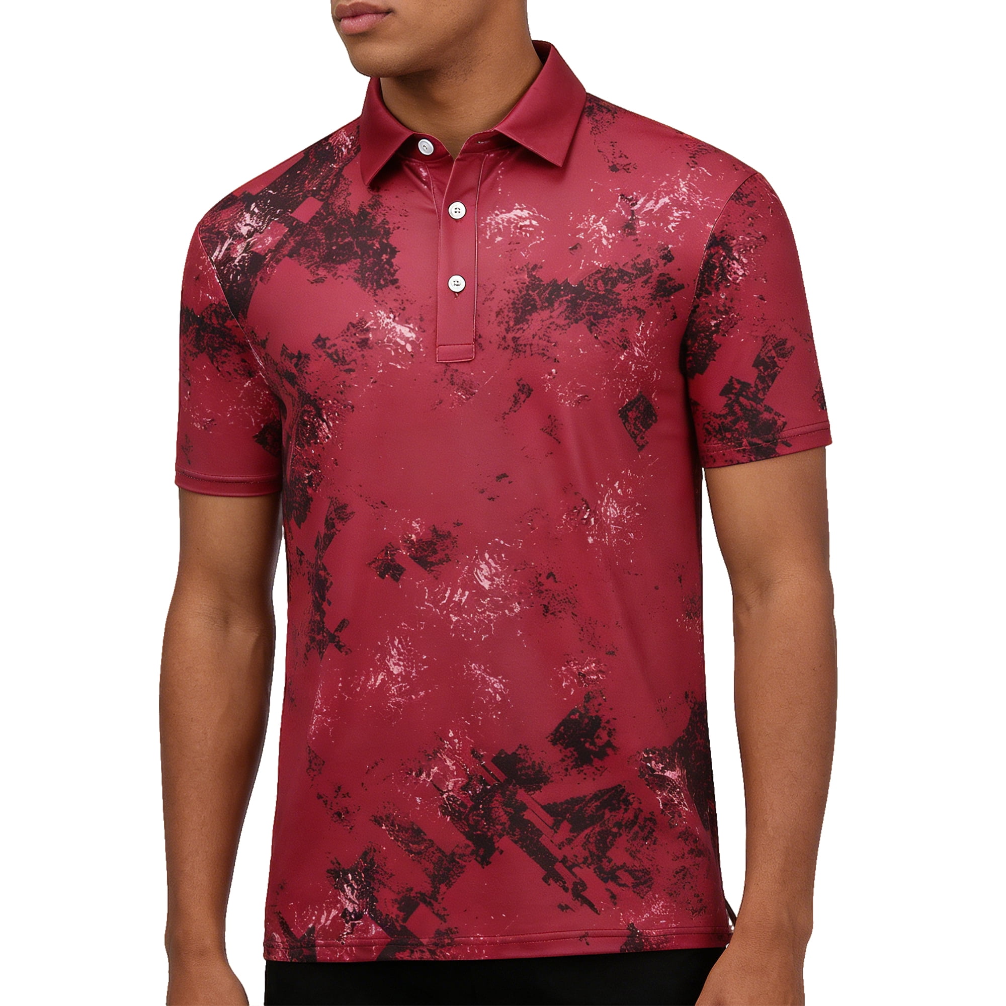 Sponeed Men's Dri-Fit Polo Shirts, Quick-Drying, Moisture Wicking, UPF ...