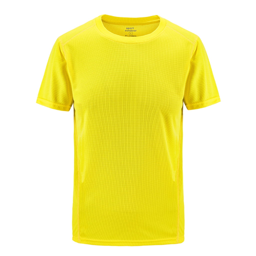 Mens Shirts,Mens Short Sleeve Crew Neck Plus Size Active Summer Dry Fit ...