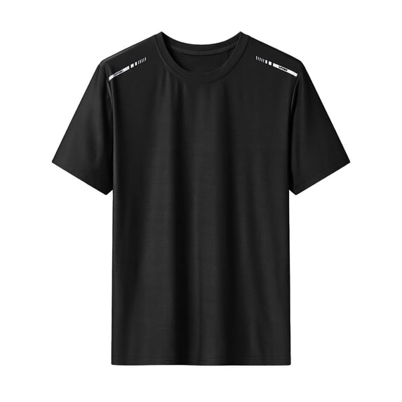 Mens Shirts Short Sleeve Crewneck Training Wicking Mens Rugby Shirt ...