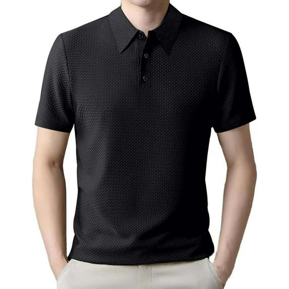 Mens Shirts Under $10 Men's Classic Shirt, Three-Buttons Closure Pique ...