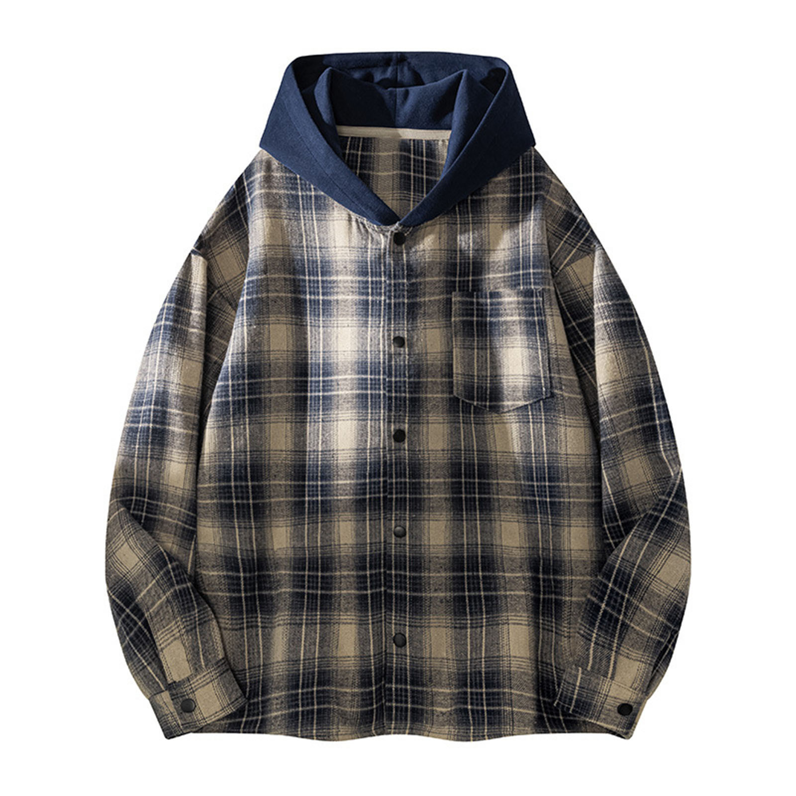 Mens Shirts Under $10 Men's Flannel Shirts Long Sleeve Button Up Shirt ...