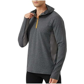 Men's QZ7EAM0 Men's 1/4 Zip Pull Over - Walmart.com
