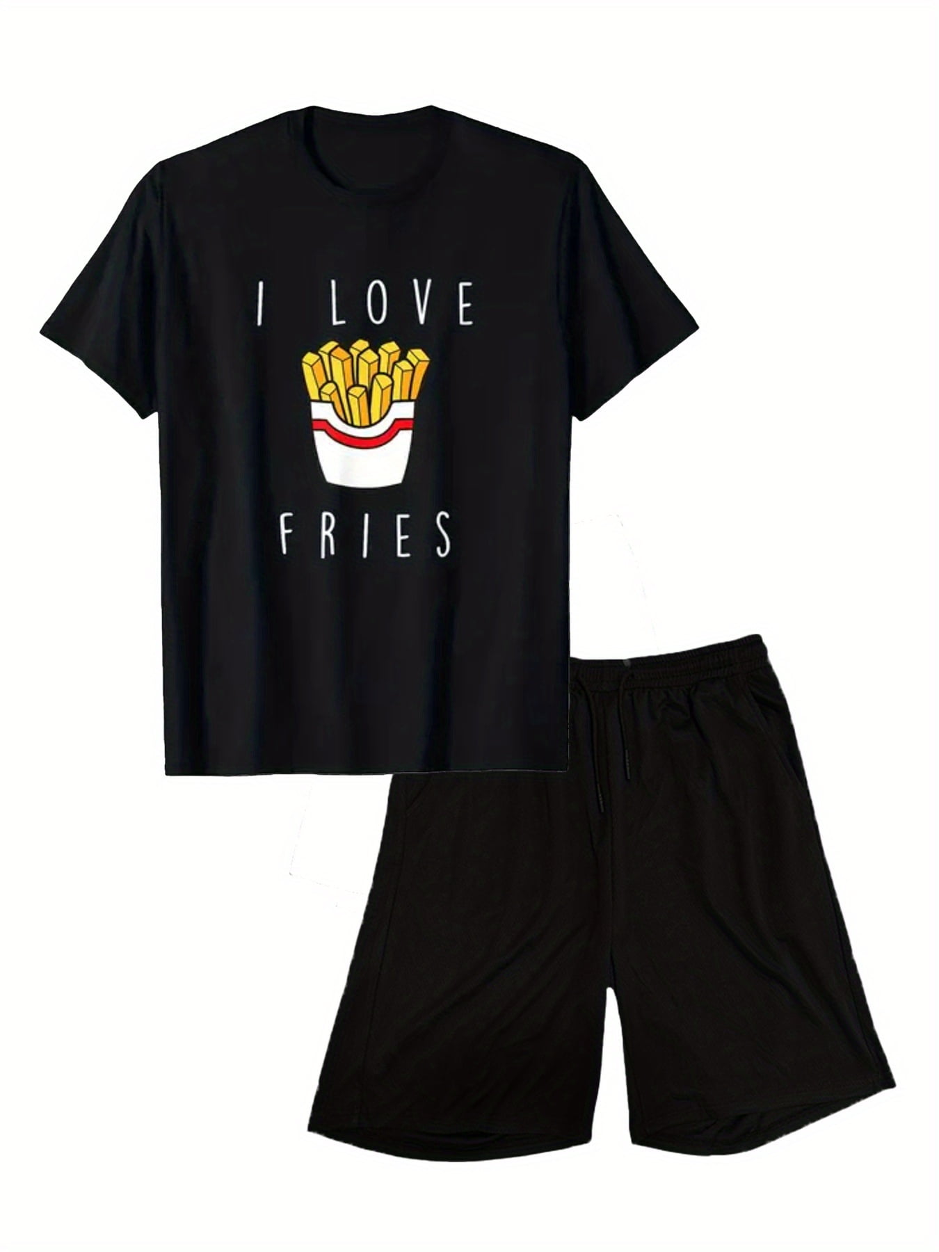 Mens Short Sets 2 Piece Summer Beach Outfits Graphic Short Sleeve ...