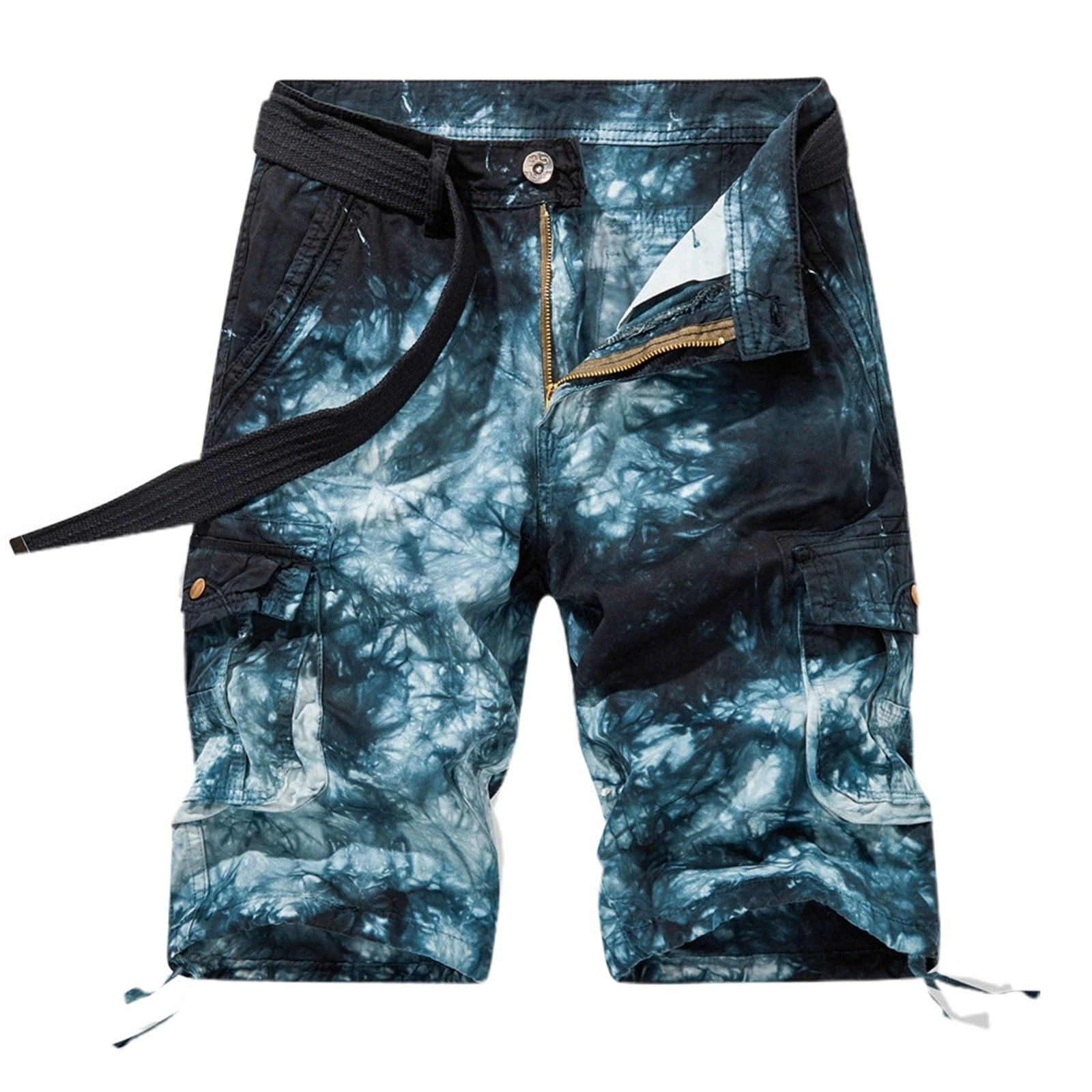 Mens Shorts Casual Casual Summer Shorts Tie Dye Design Daily Wear ...