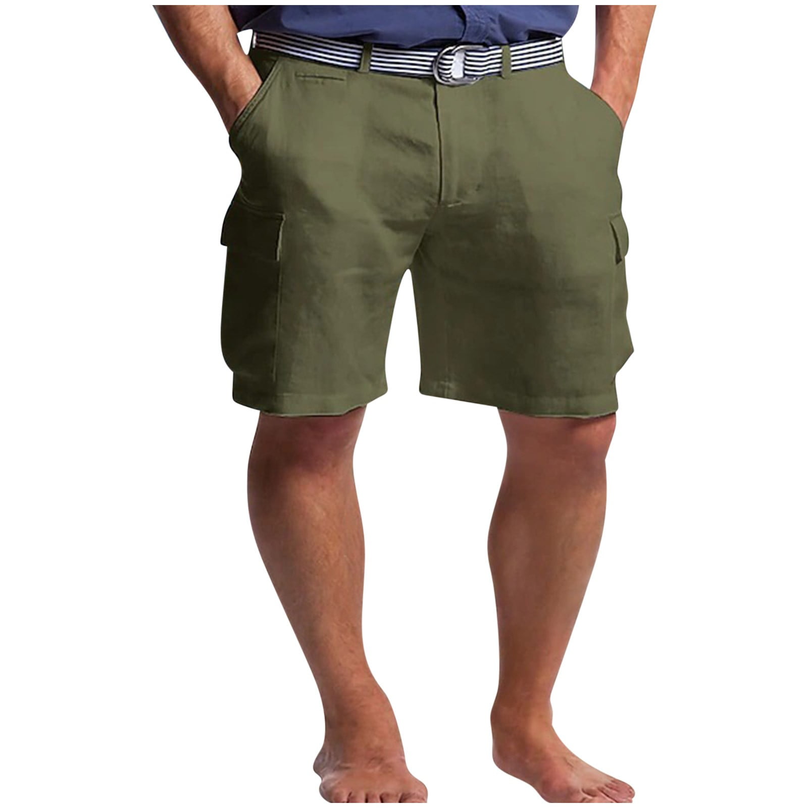 Mens Shorts Light Weight Cargo Shorts for Men Linen Shorts for Men ...