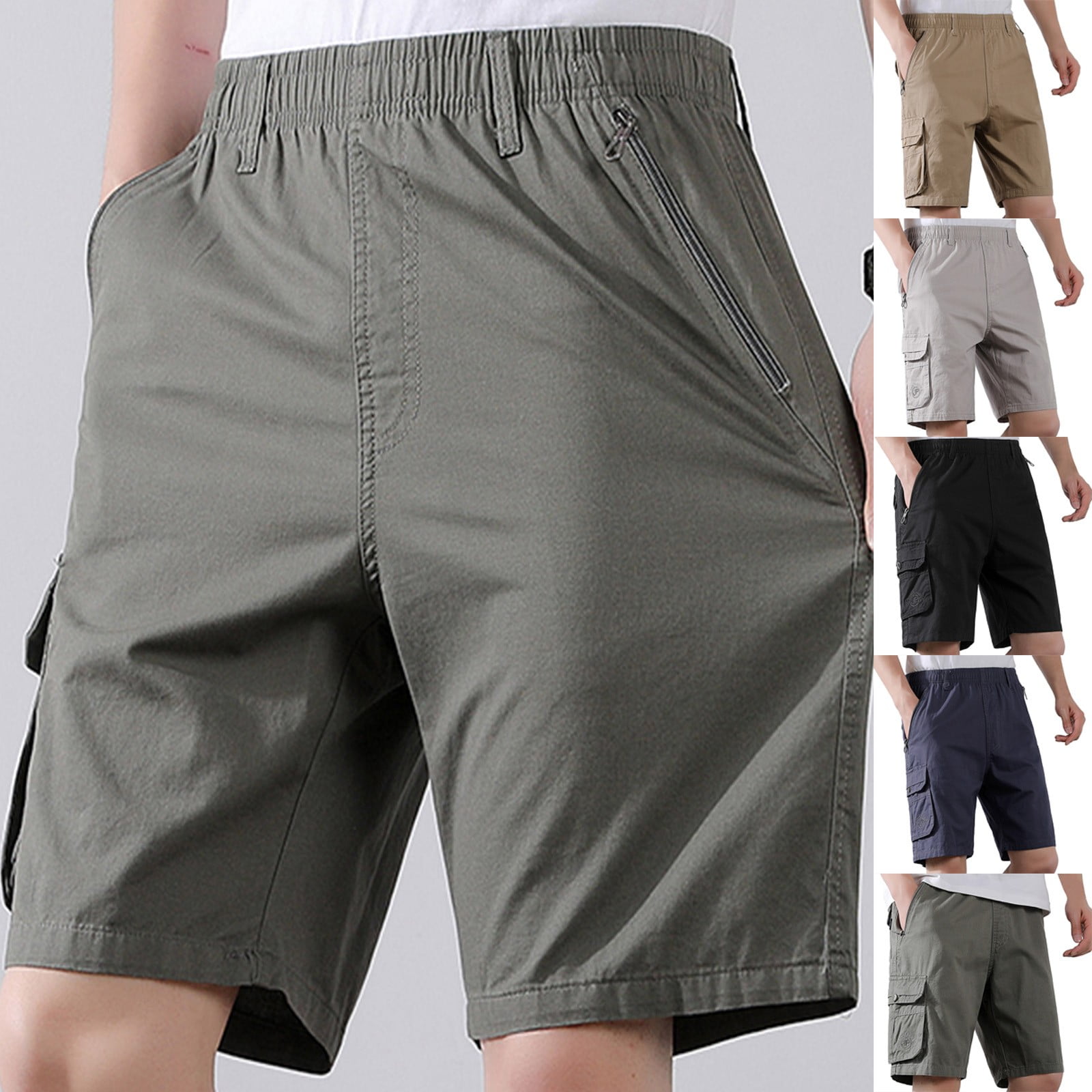 Mens Shorts - Men's Hiking Cargo Shorts Outdoor Lightweight Running ...