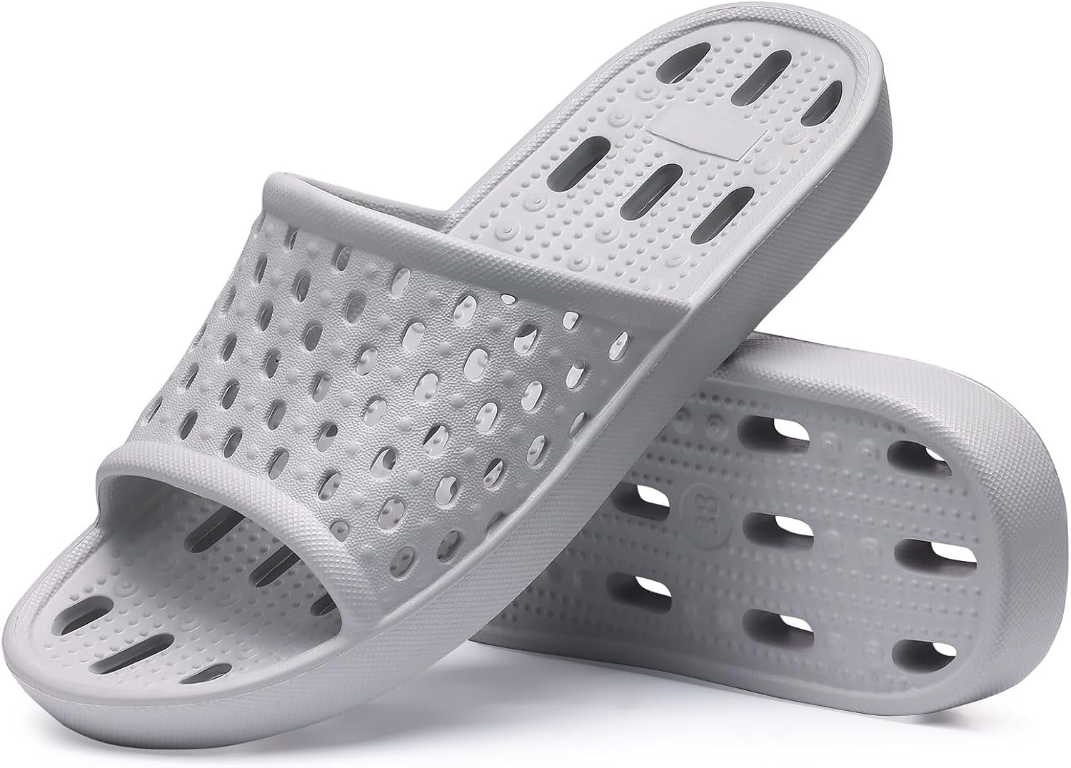 Mens Shower Shoes With Holes Dry Quickly Bath Slippers Womens Non Slip ...