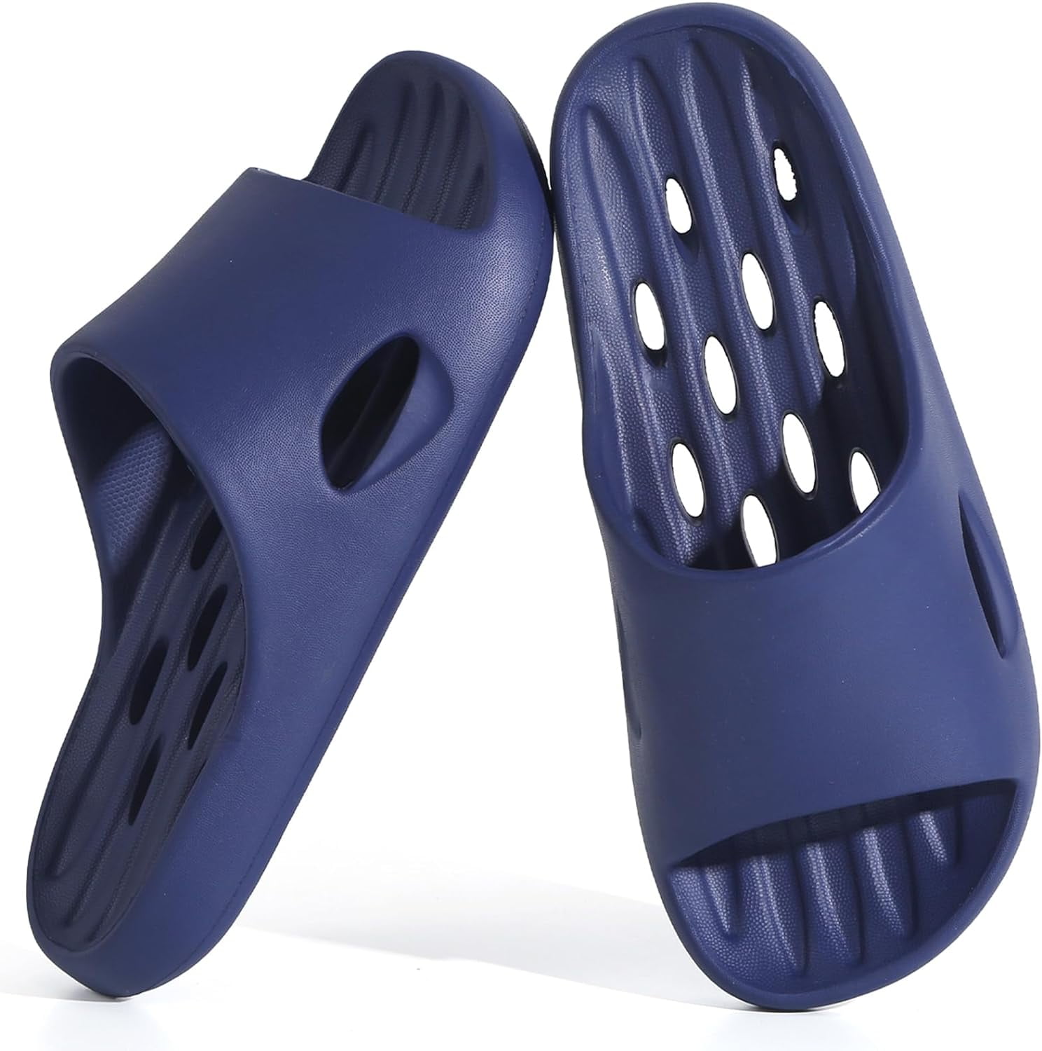 Mens Shower Shoes With Holes Dry Quickly Bath Slippers Womens Non Slip ...