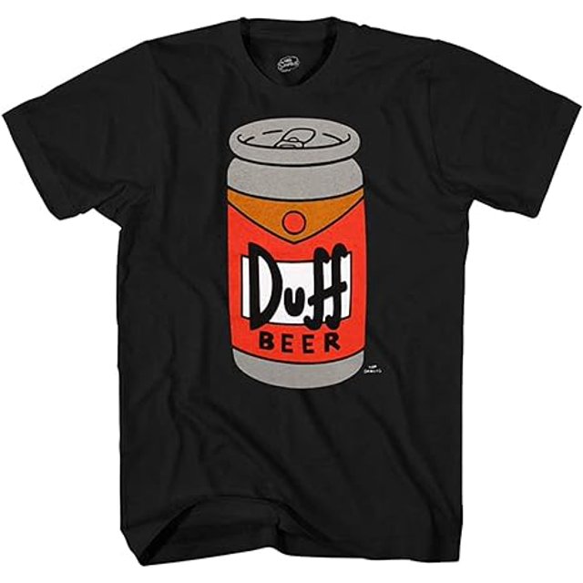 Mens Simpsons Duff Beer T-Shirt - Iconic Brew of Moe’s Tavern -The ...