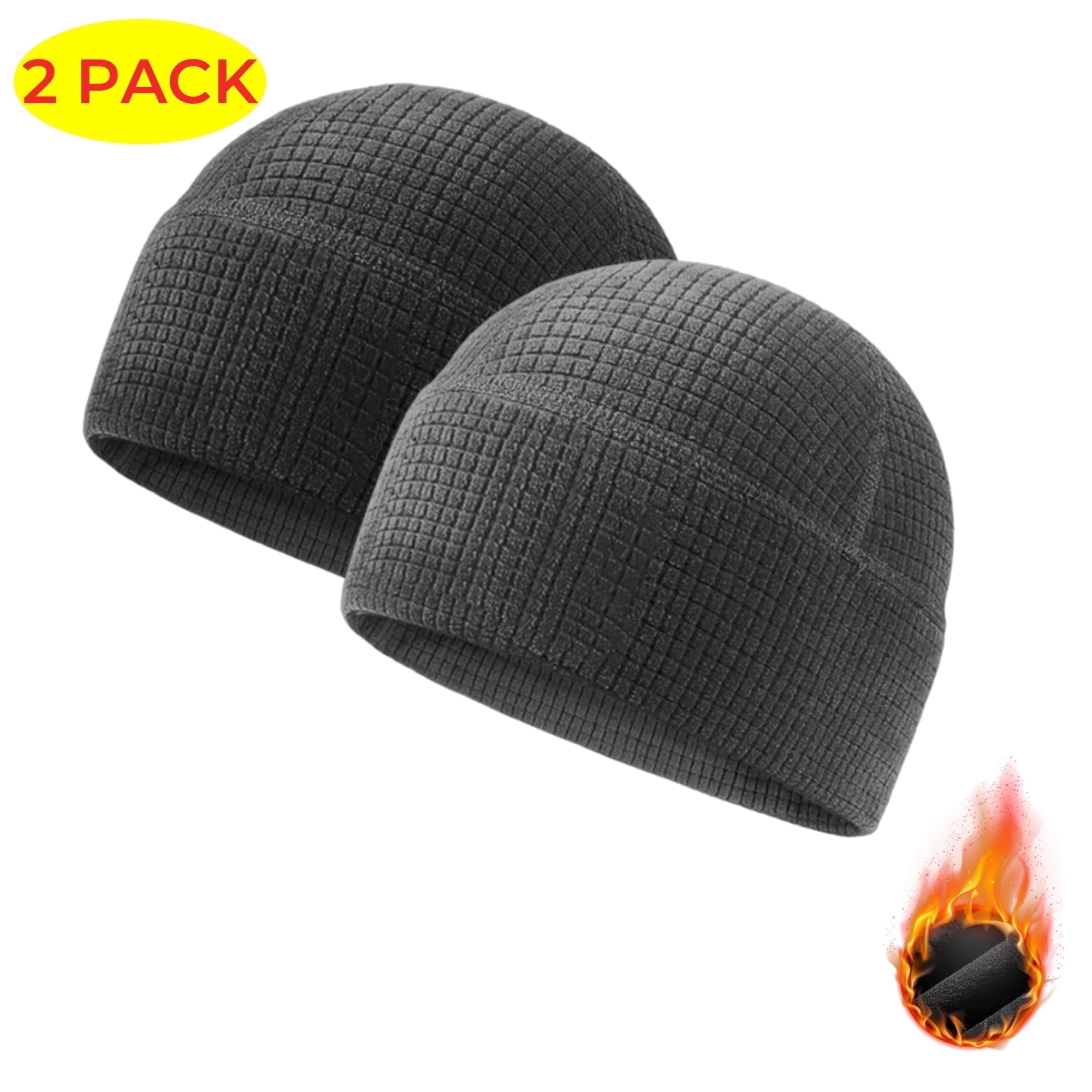Mens Skull Caps Thermal Windproof Beanie Skull Hats for Men Lightweight ...