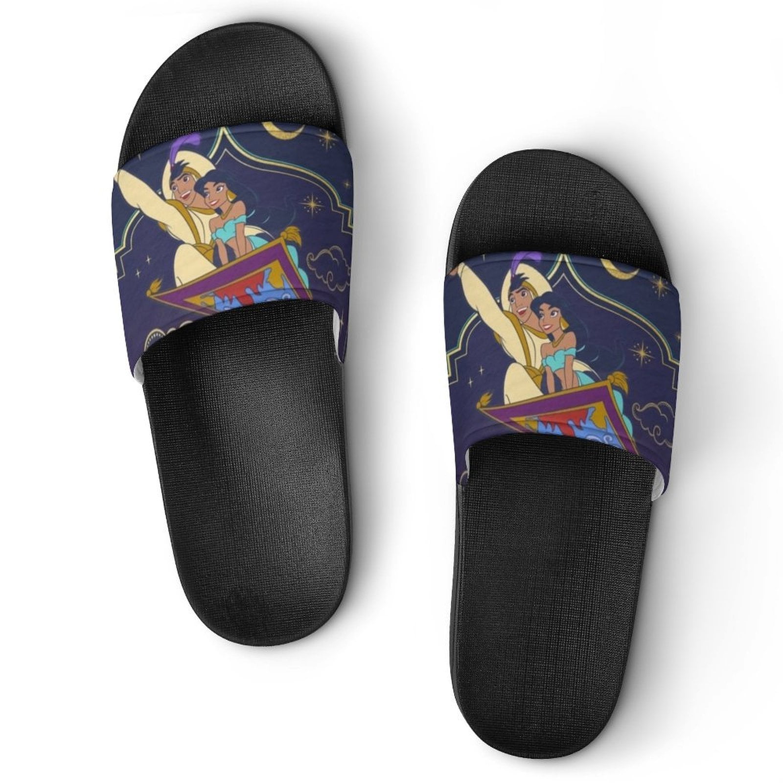 Mens Slippers,Aladdin Princess Jasmine And Rajah Friends Slippers for ...