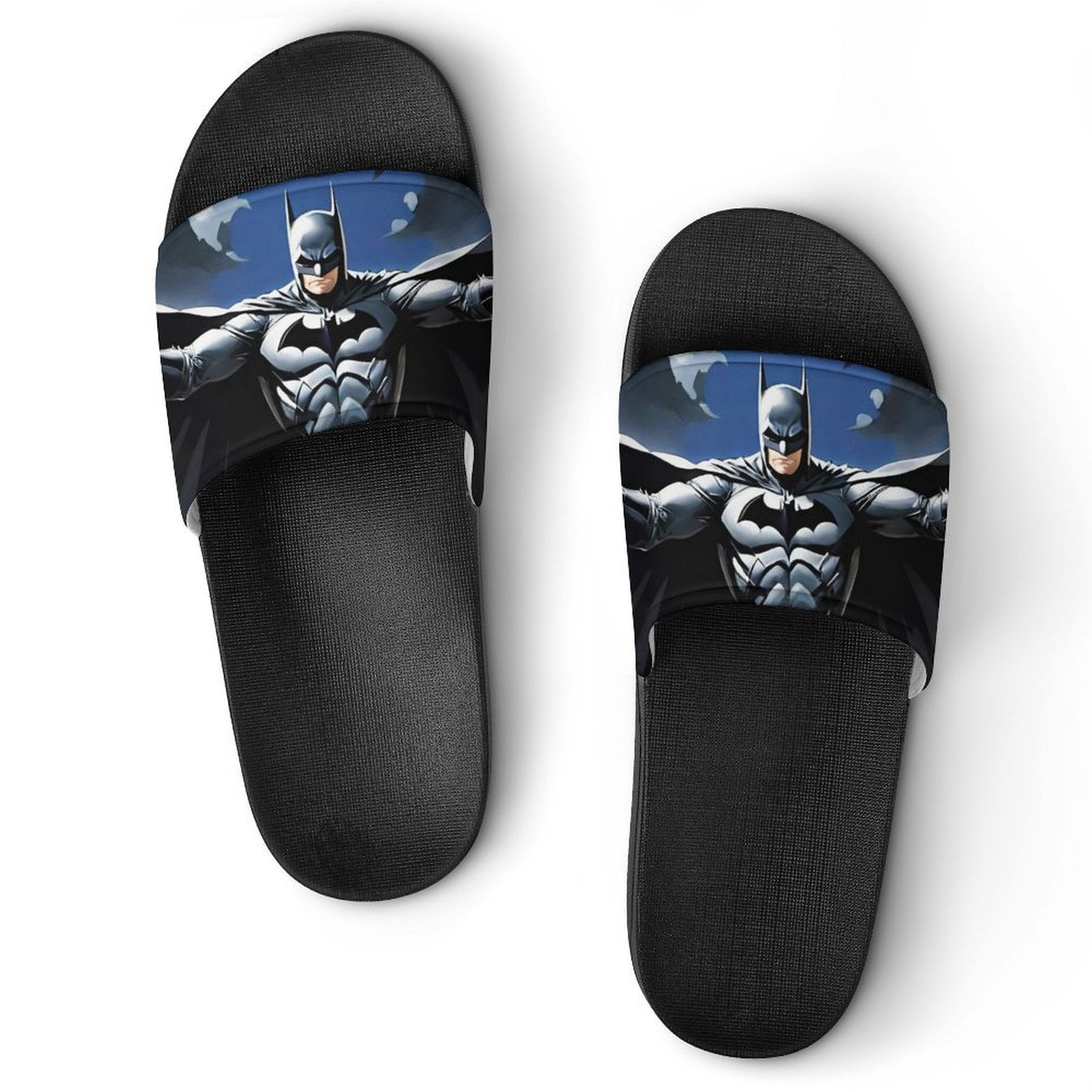 Mens Slippers,Batman Wallpaper Digital Slippers for Men,Mens Slide ...
