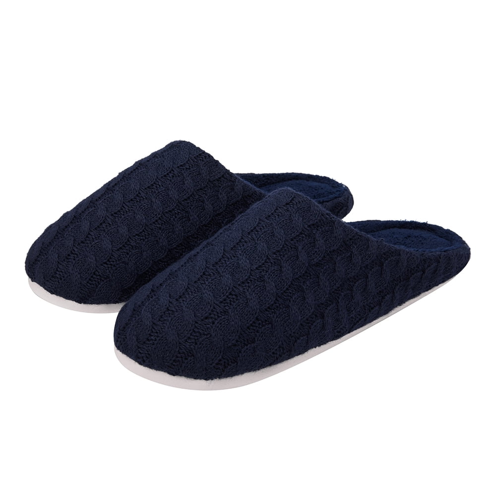 Mens Slippers, Closed Toe House Slippers for Men Comfy Indoor Outdoor ...