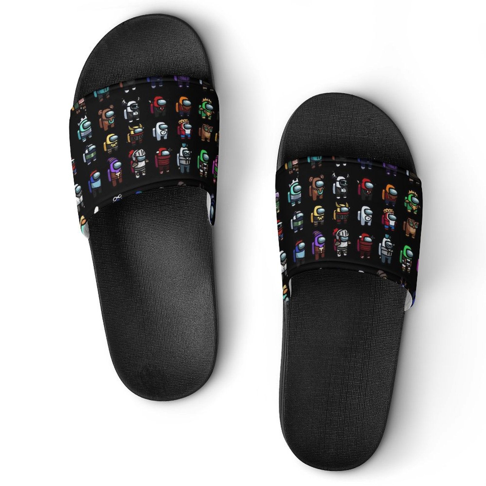 Mens Slippers,Gaming Among-Us Imposter Crewmate Slippers for Men,Mens ...