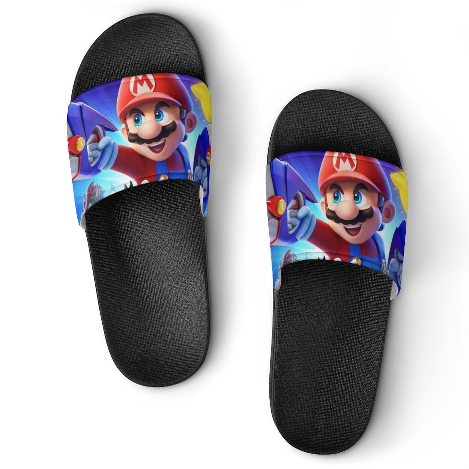 Mens Slippers,Mario Rabbids Sparks of Hope Slippers for Men,Mens Slides ...