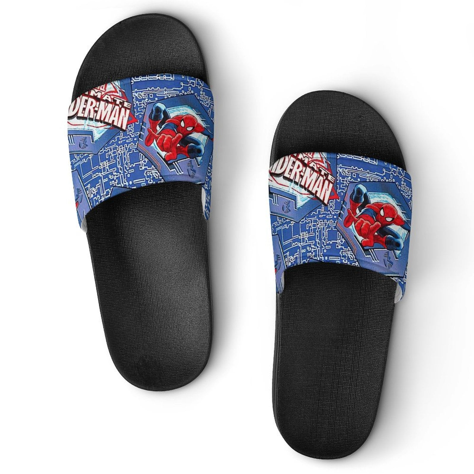 Mens Slippers,Retro Spider-Man Slippers for Men,Comfortable Slippers ...