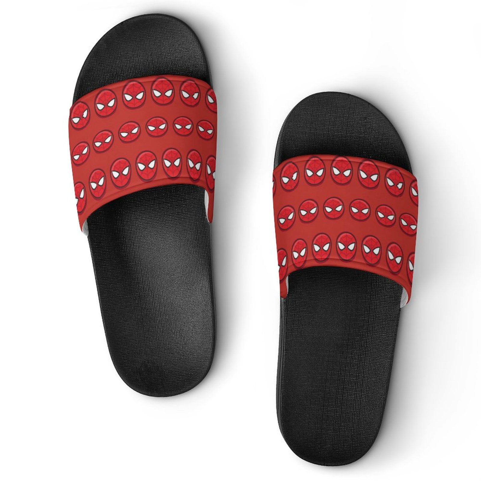 Mens Slippers,Spider-Man Haed Slippers for Men,Comfort Platform ...