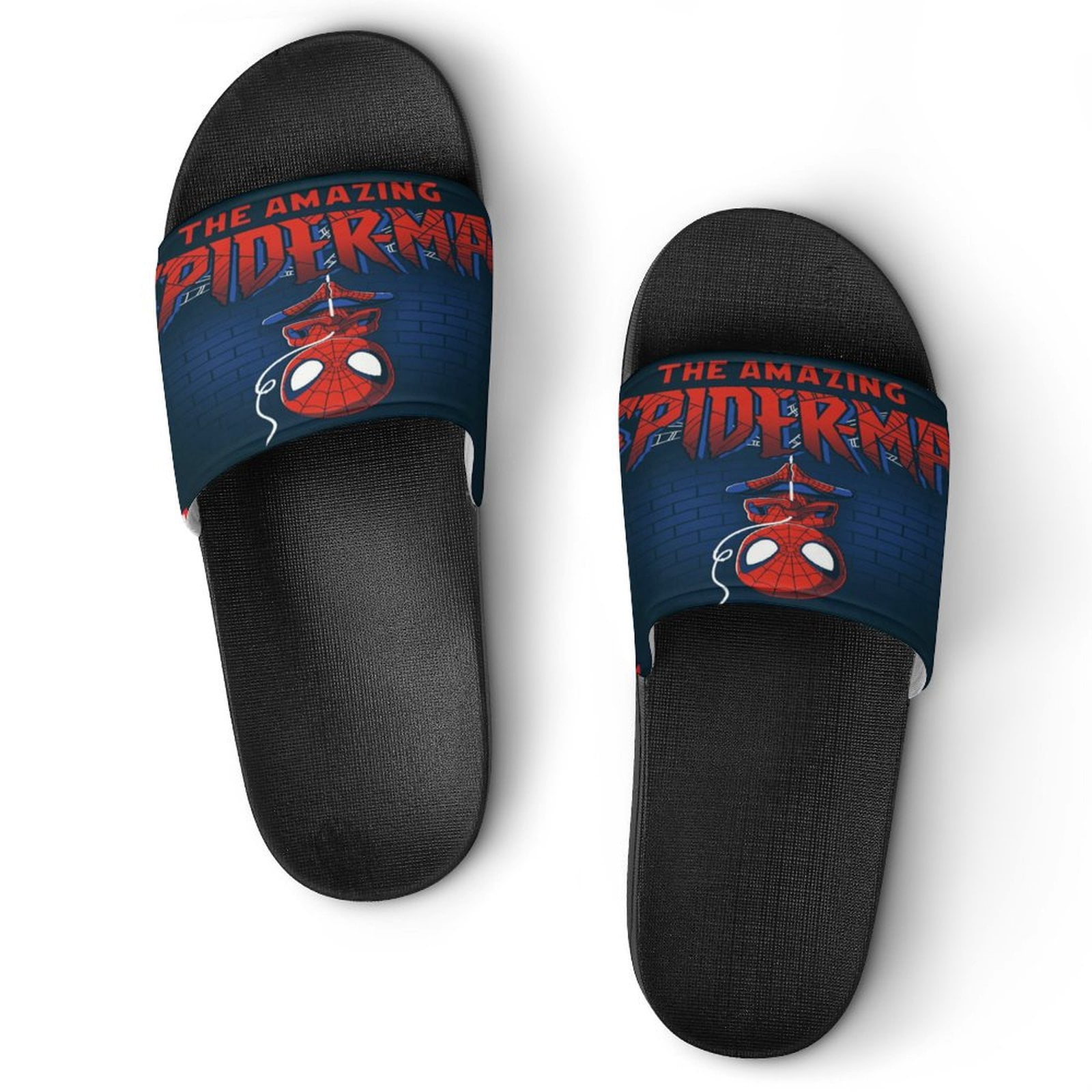 Mens Slippers,Spider-Man Slippers for Men,Comfort Platform Lightweight ...