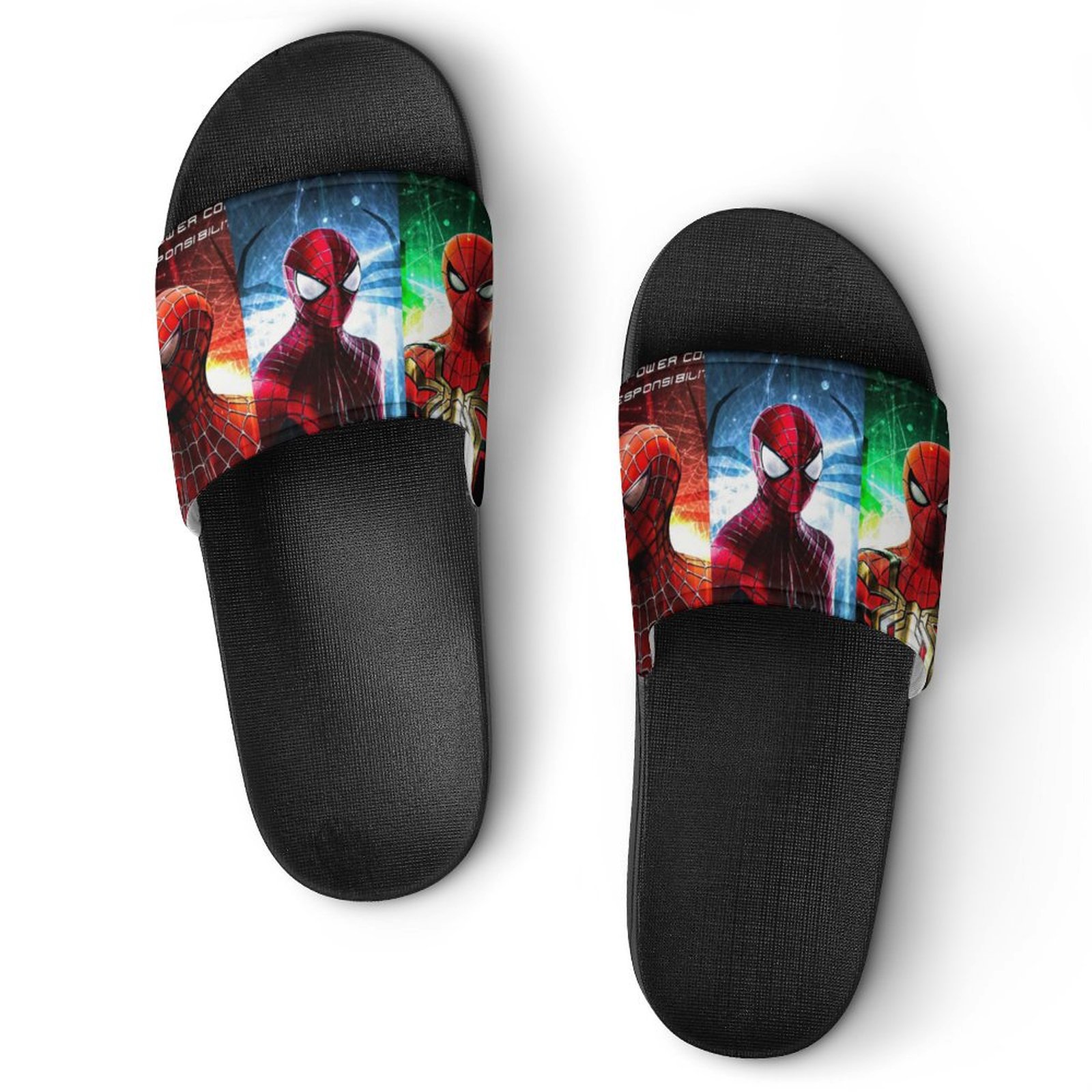 Mens Slippers,Spider-Man Slippers for Men,Comfortable Slippers Slides ...