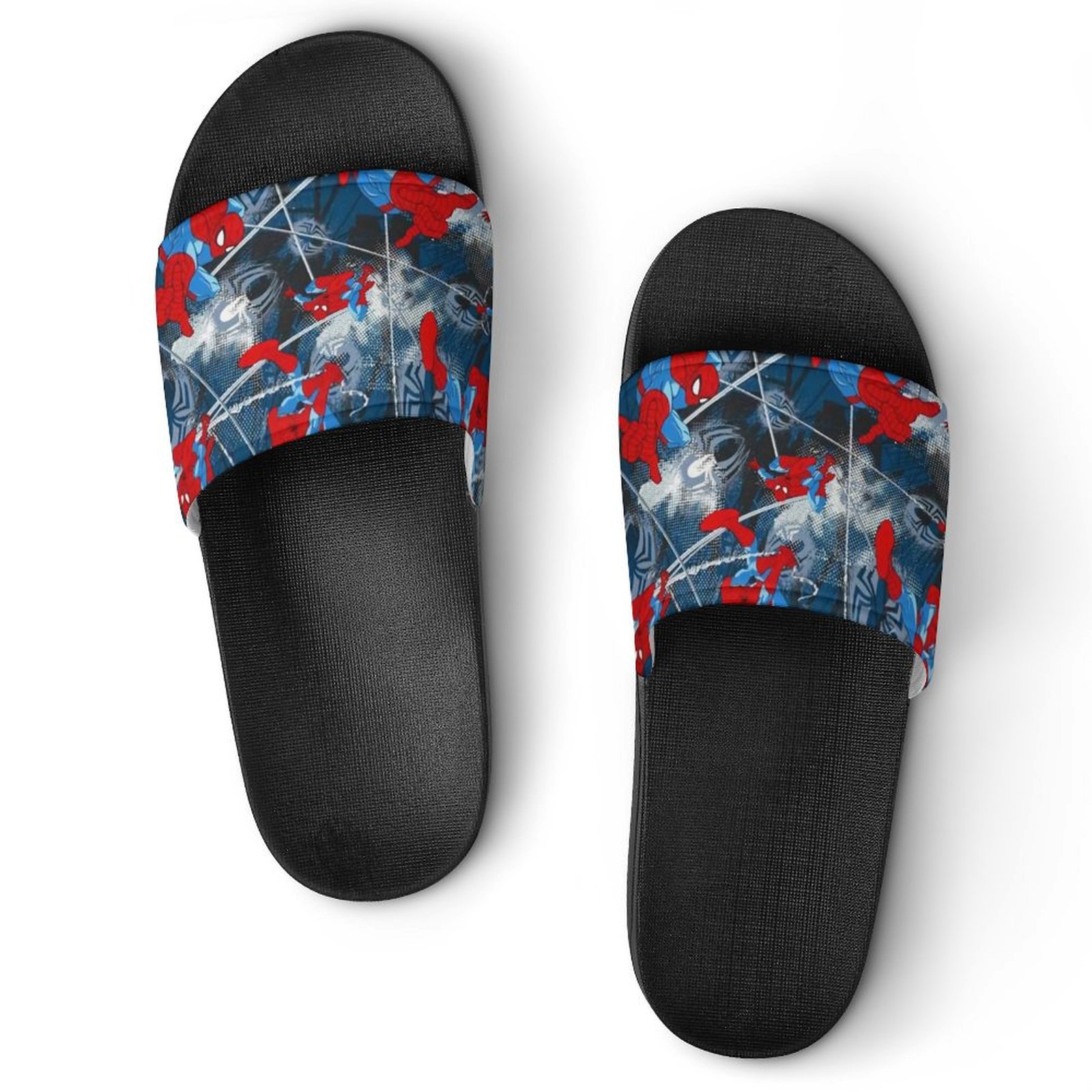 Mens Slippers,Spiderman Seamless Slippers for Men,Mens Slide Sandals ...