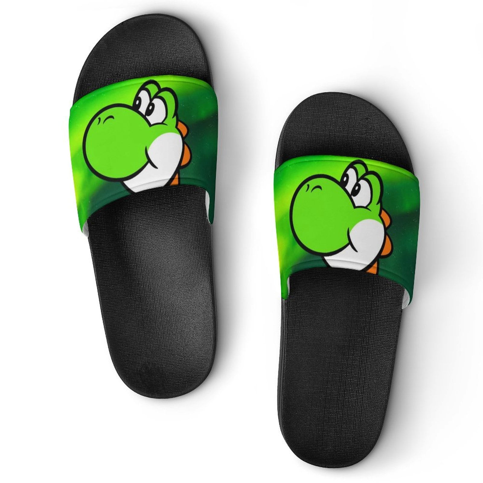 Mens Slippers,Super Mario Yoshi Wallpaper Slippers for Men,Mens Slides ...