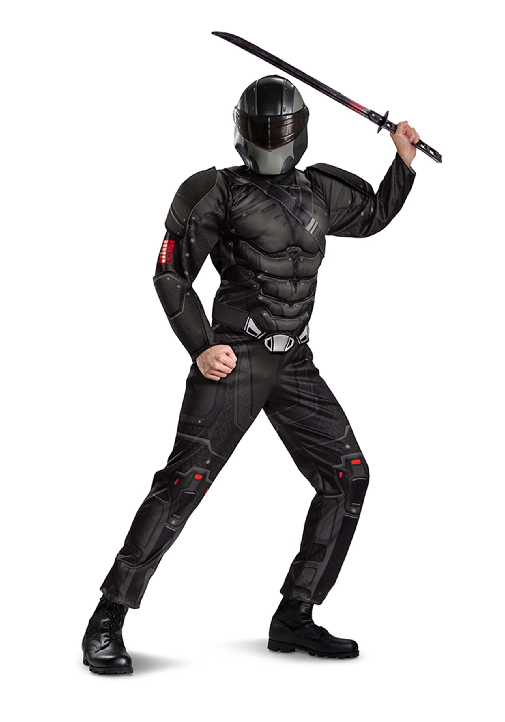 Disguise G.I. Joe Snake Eyes Origins Adult Costume | M (38-40) Unisex ...