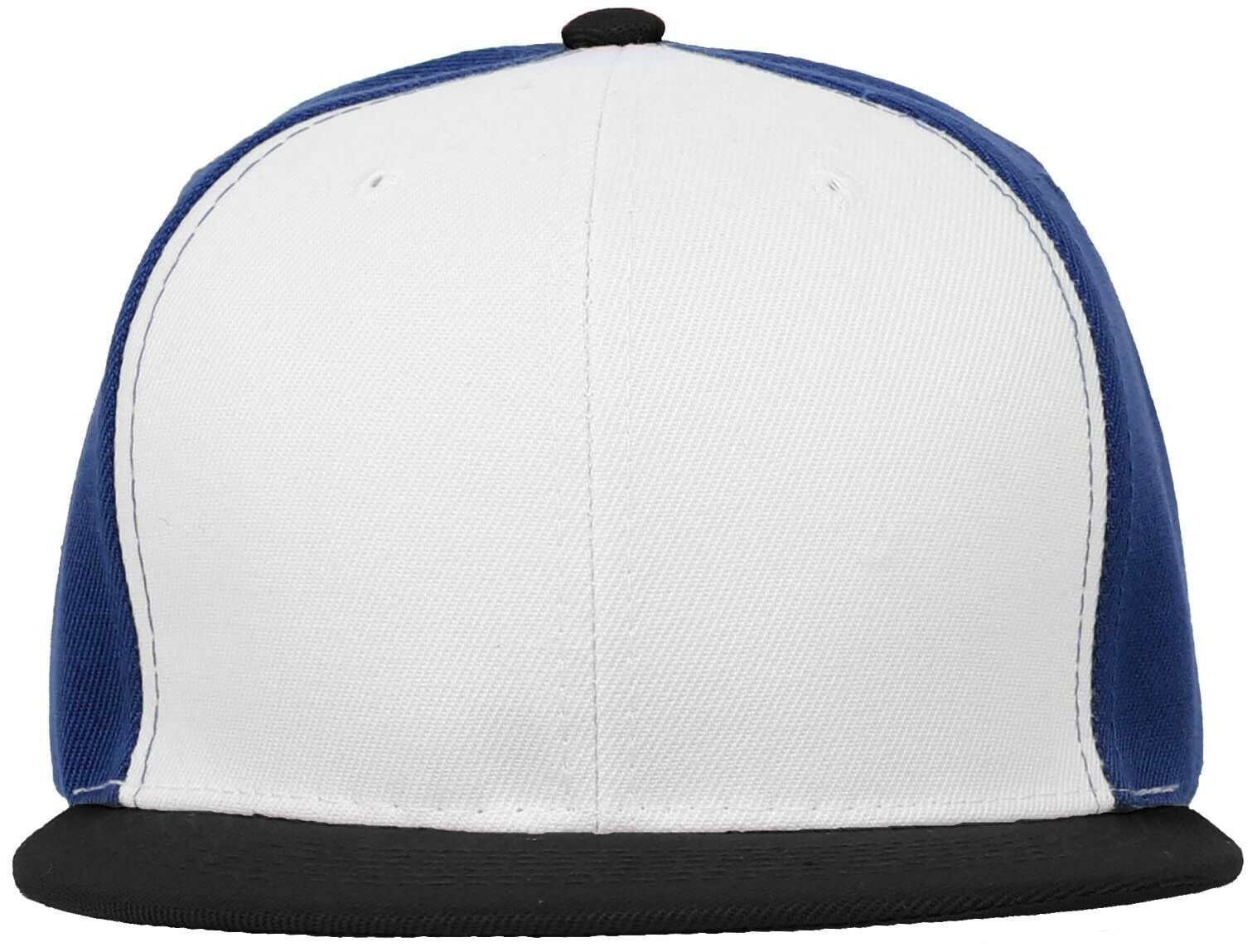Mens Snapback Baseball Cap Plain Blank Snap Back Hat Three Tone Casual ...