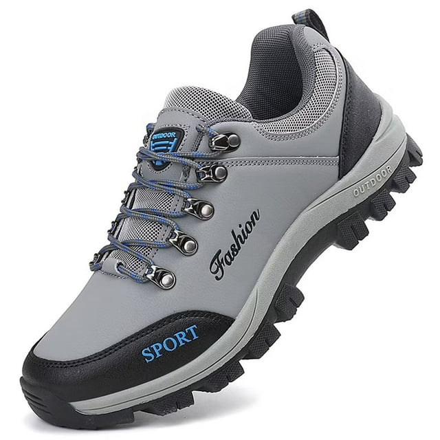 Mens Sneakers Leather Running Shoes Trainers Sneaker Casual Hiking ...
