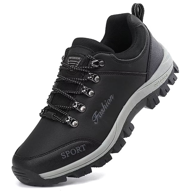 Mens Sneakers Leather Running Shoes Trainers Sneaker Casual Hiking ...