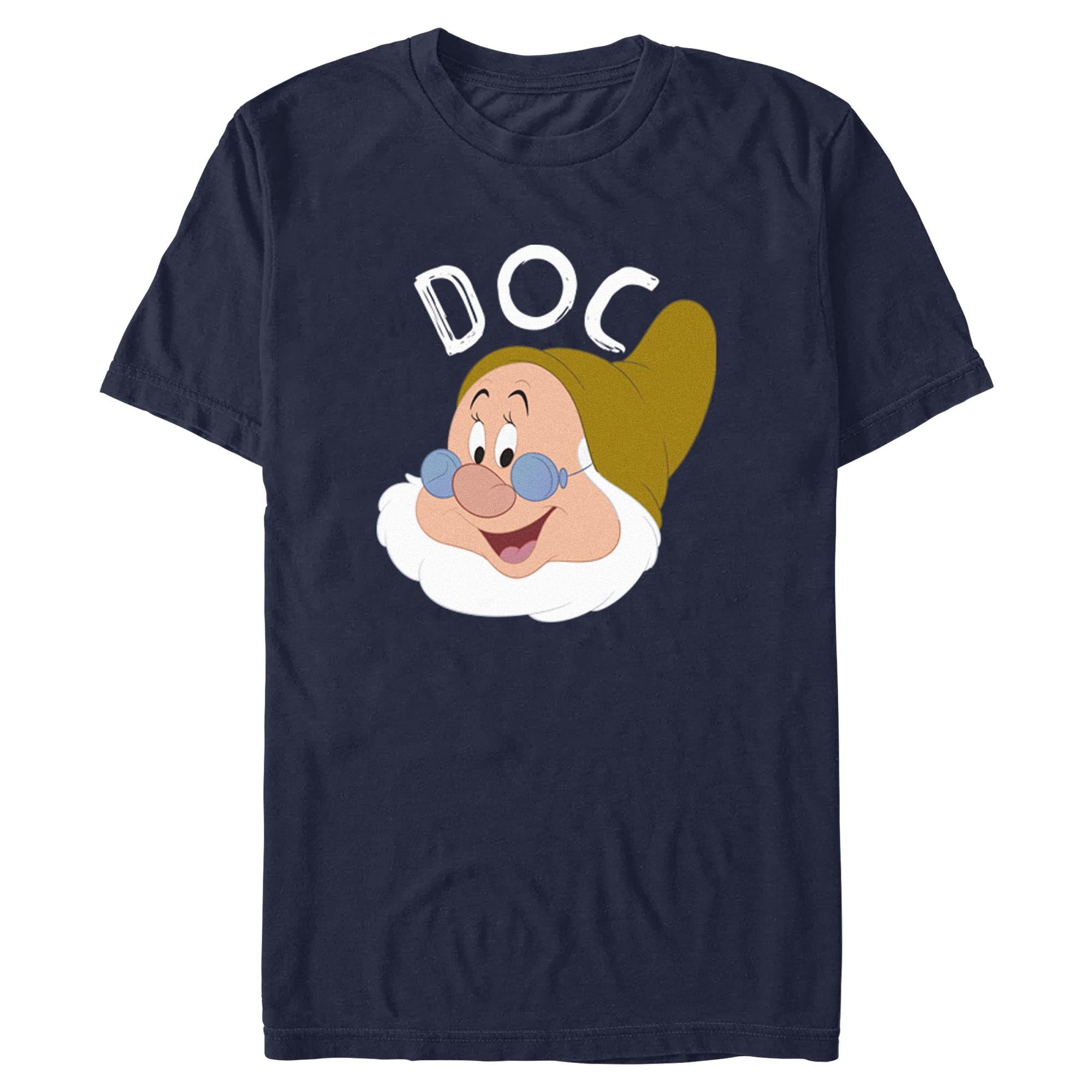 Mens Snow White and the Seven Dwarfs Doc Big Face T Shirt - Walmart.com