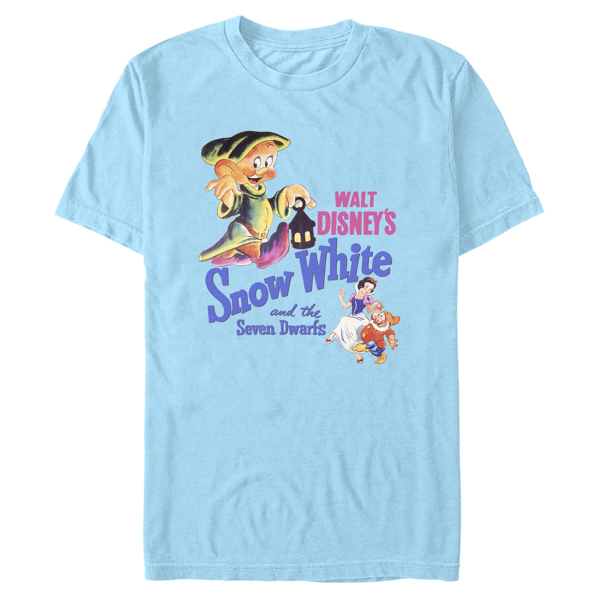 Mens Snow White and the Seven Dwarfs Retro Dopey Logo T Shirt - Walmart.com