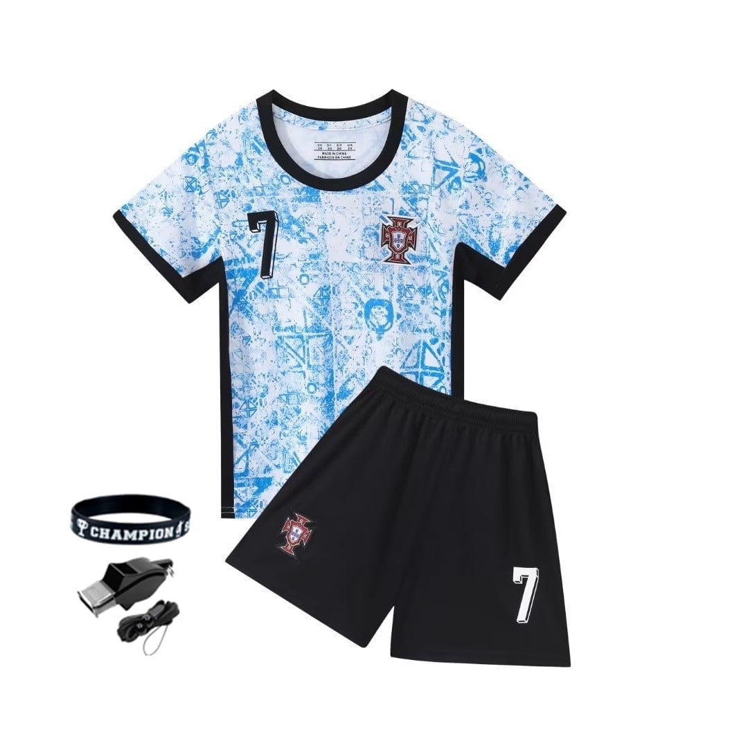 Mens Soccer Jersey EURO2024 Boys Football Uniforms For Ronaldo Fan ...