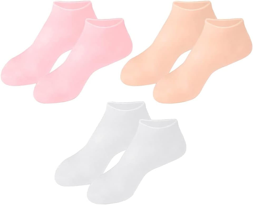 Mens Socks Womens Socks 3 Pairs Moisturizing Socks High Elastic Socks ...