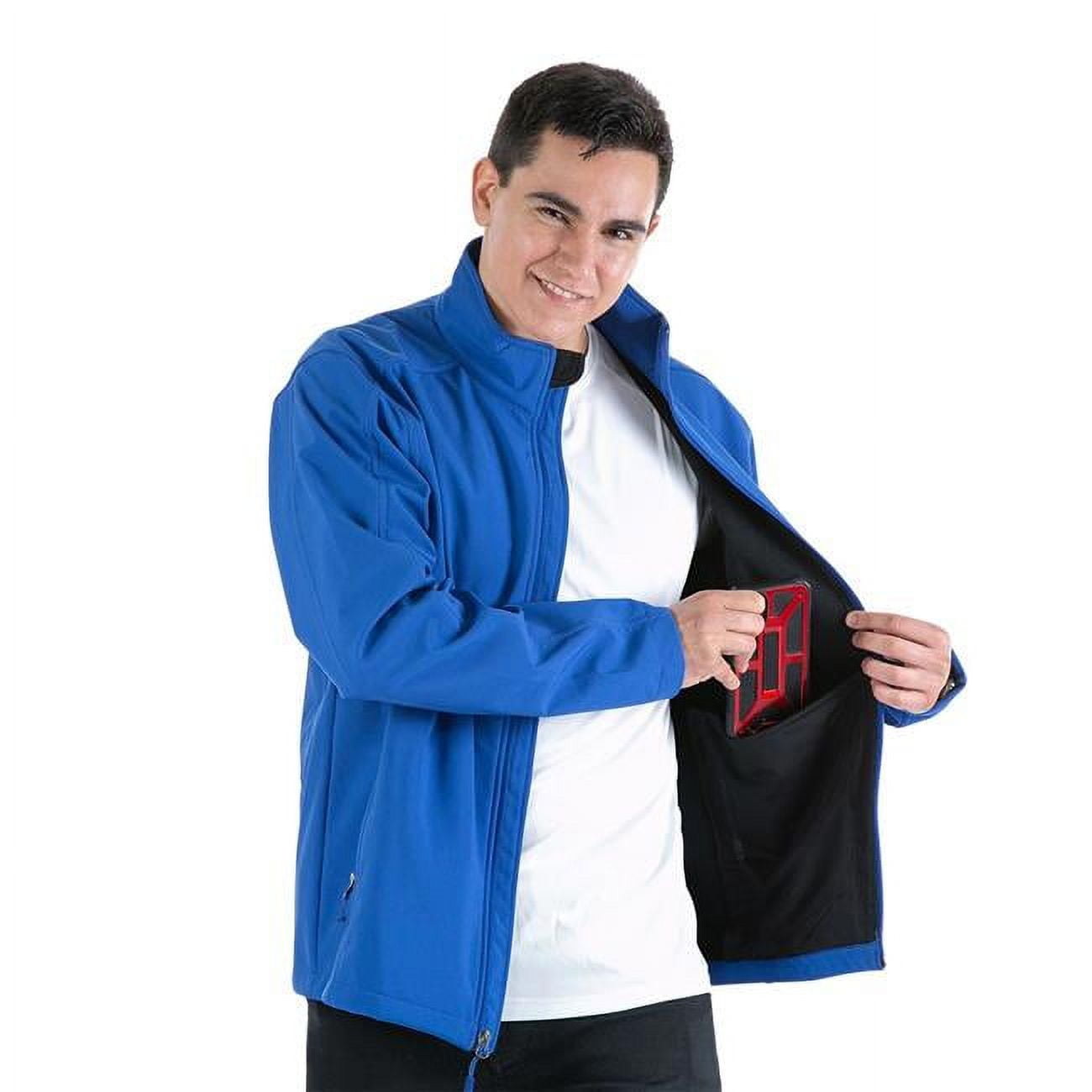 Mens Softshell Jackets, Royal Blue - Extra Large - Case of 12 - Walmart.com
