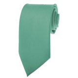 Mens Solid Aqua Ties Necktie - Walmart.com