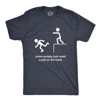 Mens Pull Yourself Together Funny Self Mocking Stick Figure T shirt ...