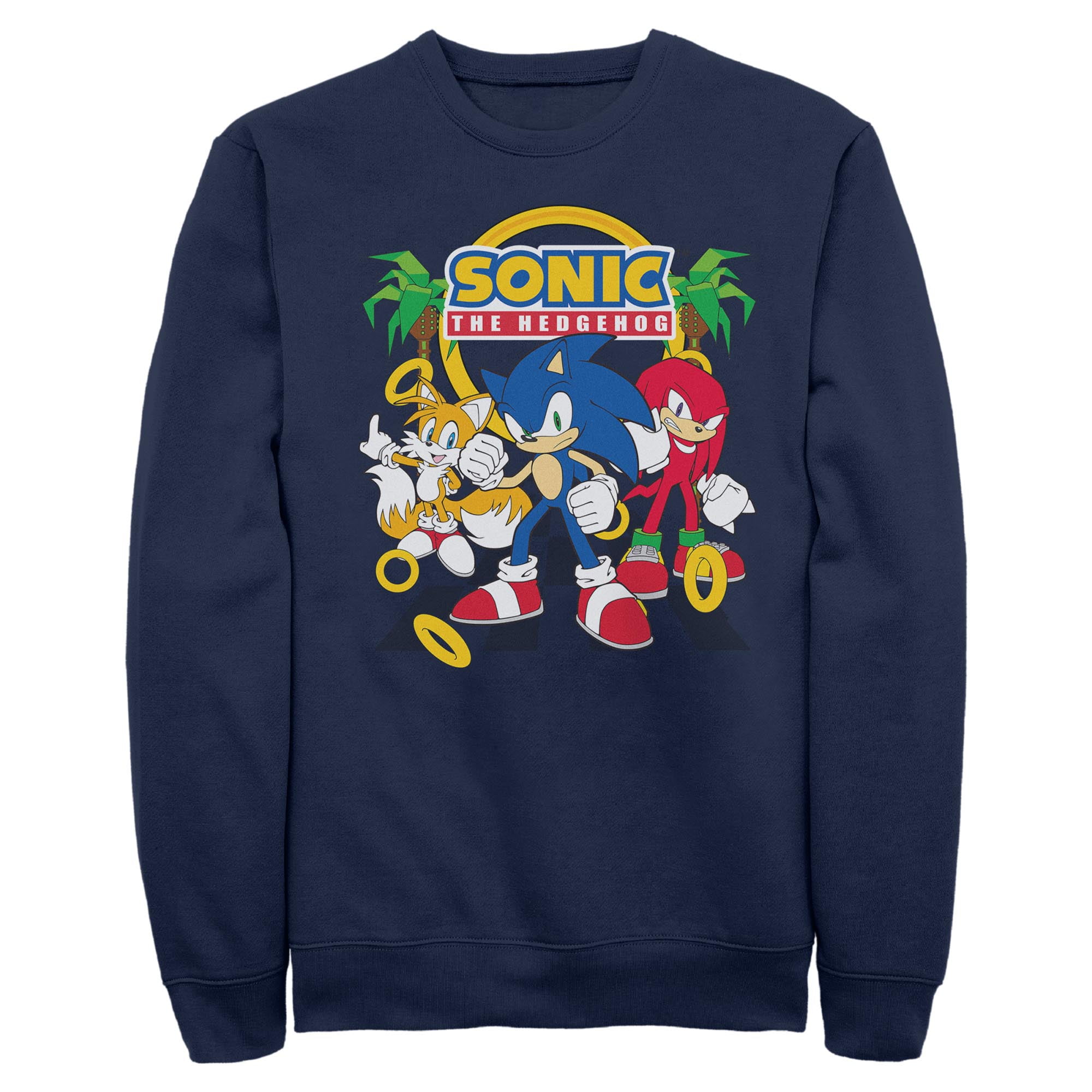 Mens Sonic the Hedgehog Classic Trio Pose Sweatshirt - Walmart.com